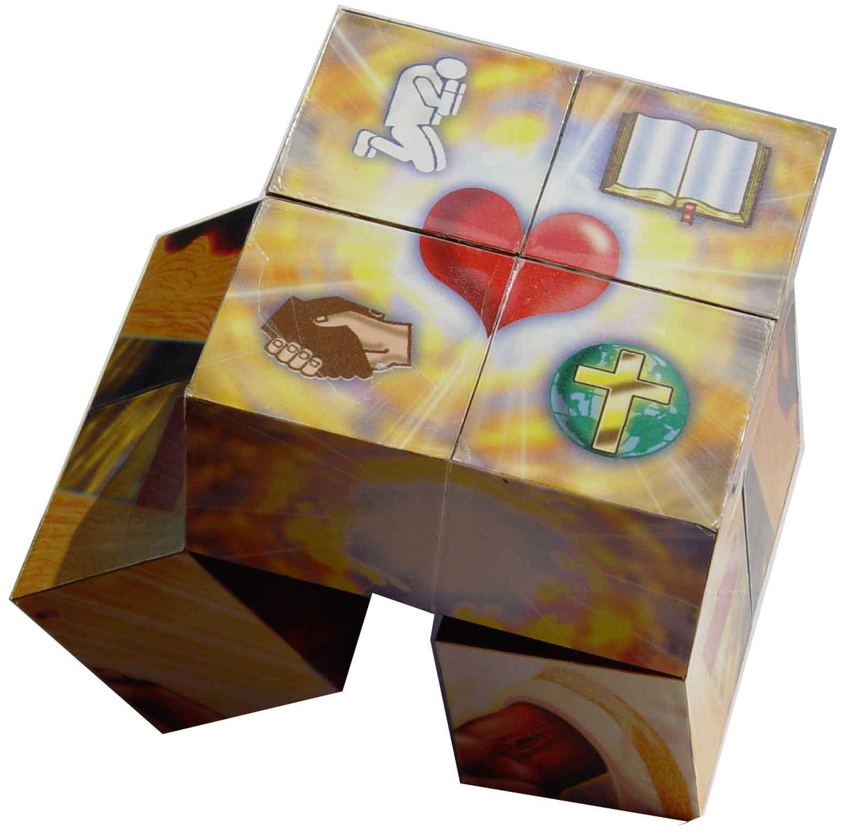 4 Pack of The Gospel Sharing Evangecube by E3 Resources – e3 Resources